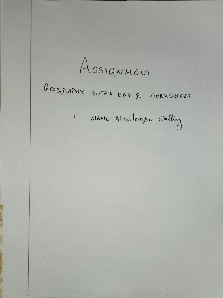 Assignment Day 2 Worksheet | PDF