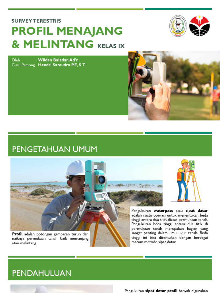 Perbedaan Profil Memanjang dan Melintang | PDF