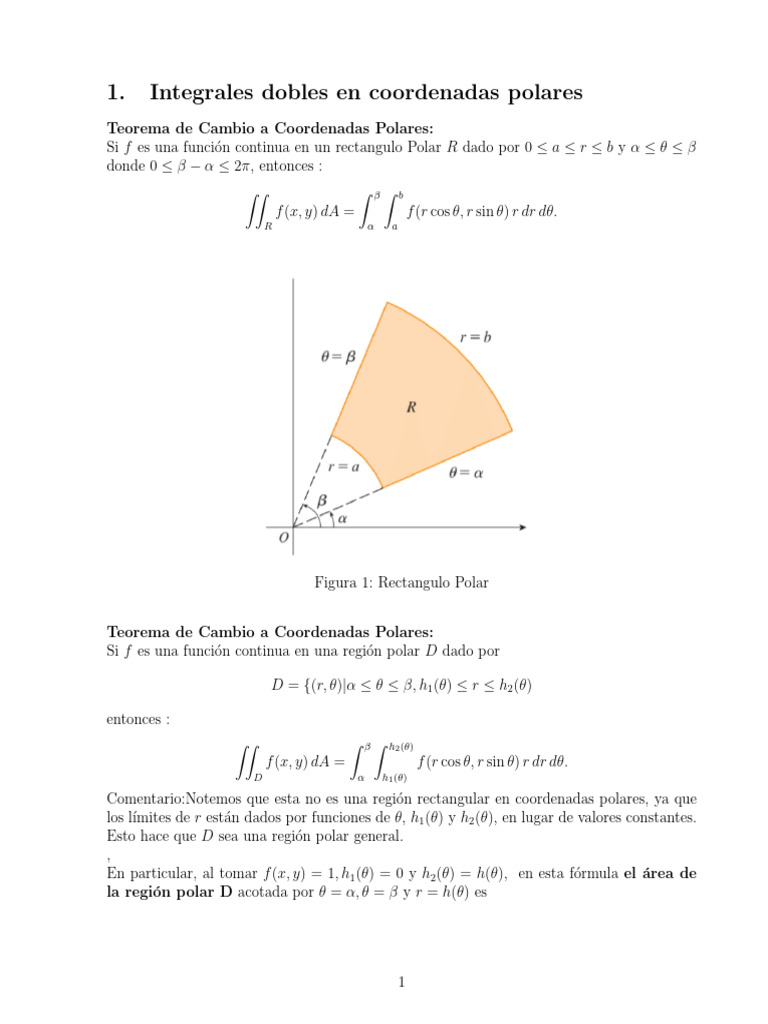 Integralesdobles 2 | PDF | Integral | Pi