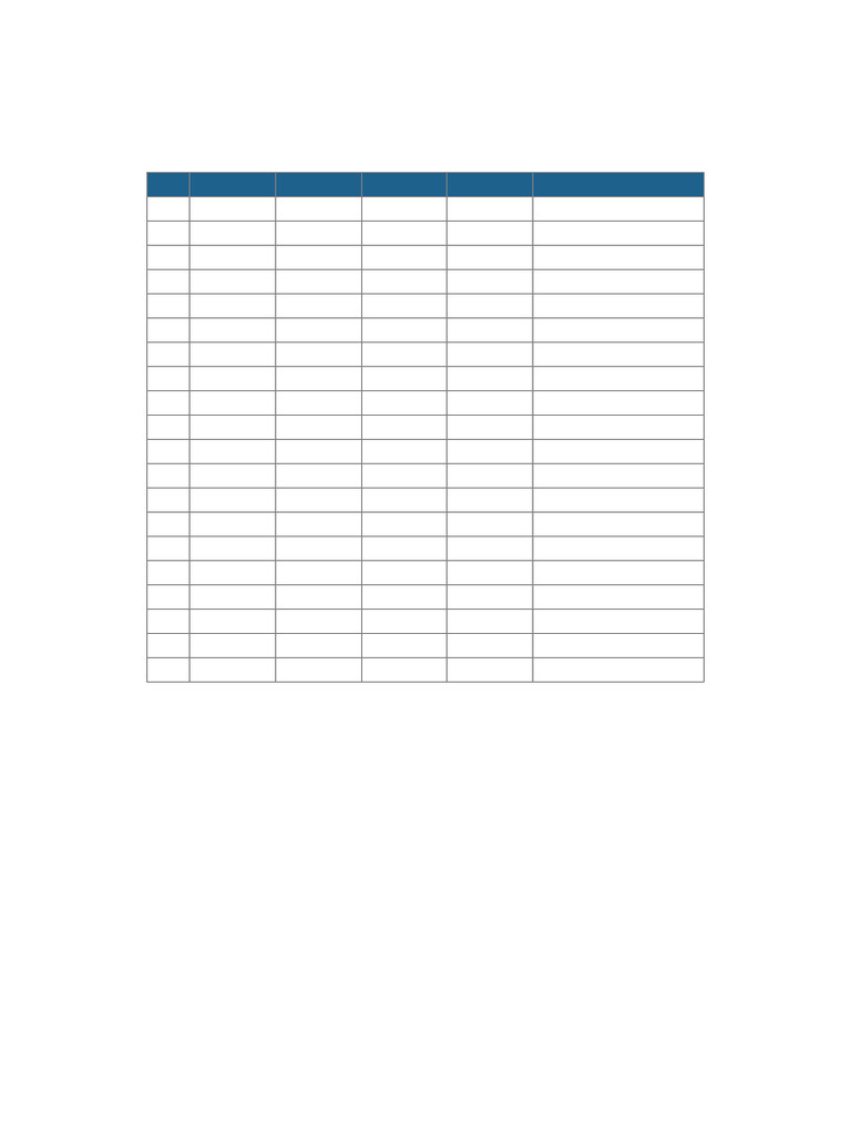 Weekly Weight Tracking Chart PDF | PDF