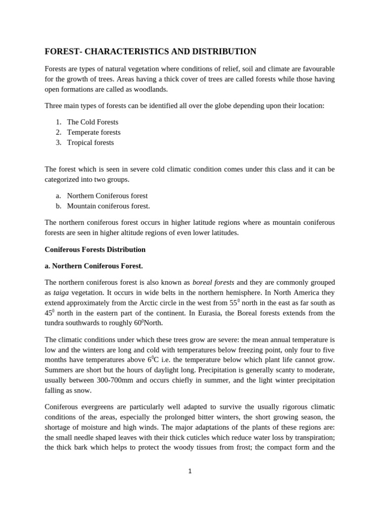 Soil and Forest, Grasslands and Deserts | PDF | Forests | Desert