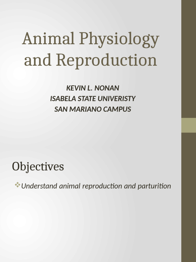 Objective 8.01 Reproduction and Physiology of Livestock 1 | PDF ...