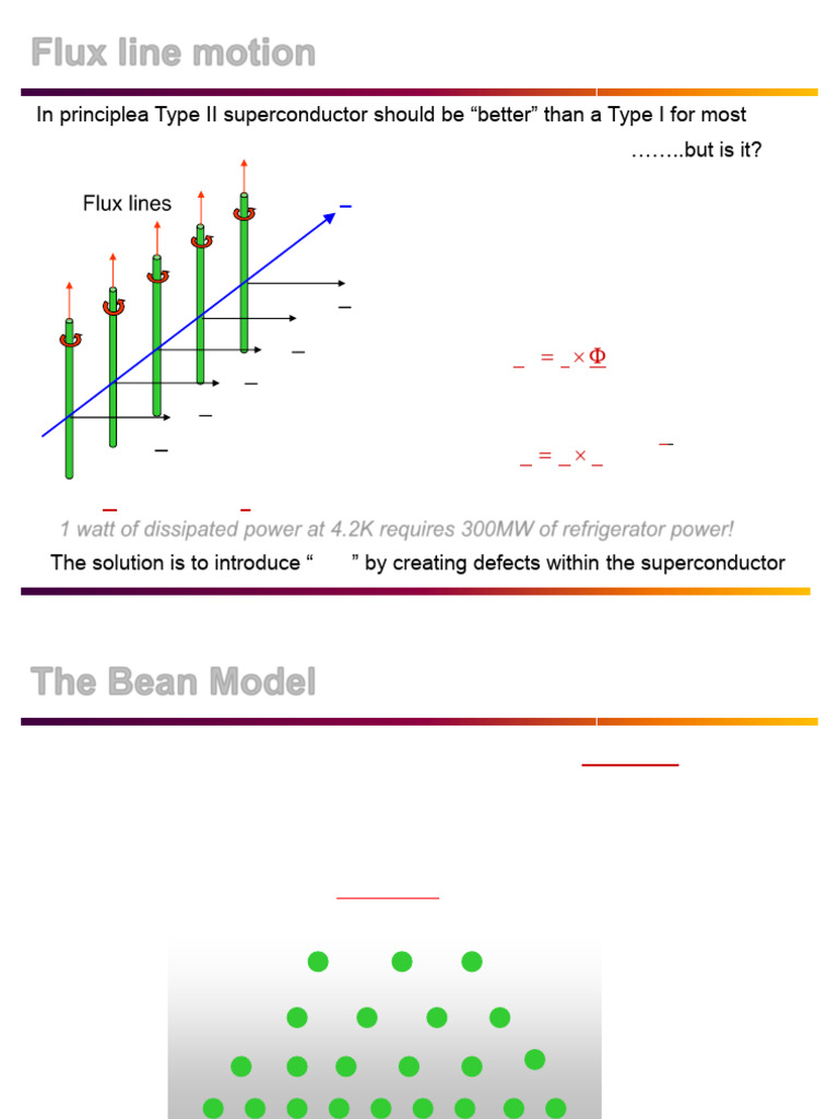 Lecture8 - Focus On The Bean Model | PDF | Superconductivity ...