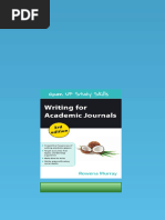 Writing Your Journal Article in 12 Weeks | PDF | Books | Thesis