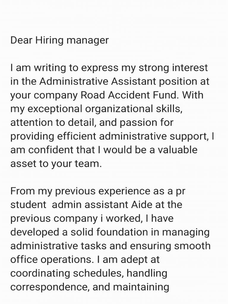 Administrative Letter - RAF | PDF