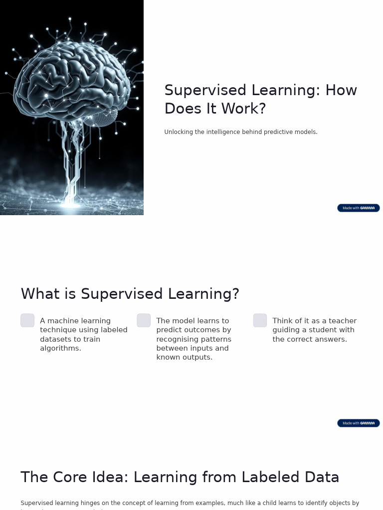 Supervised Learning How Does It Work | PDF | Statistical Classification | Applied Mathematics