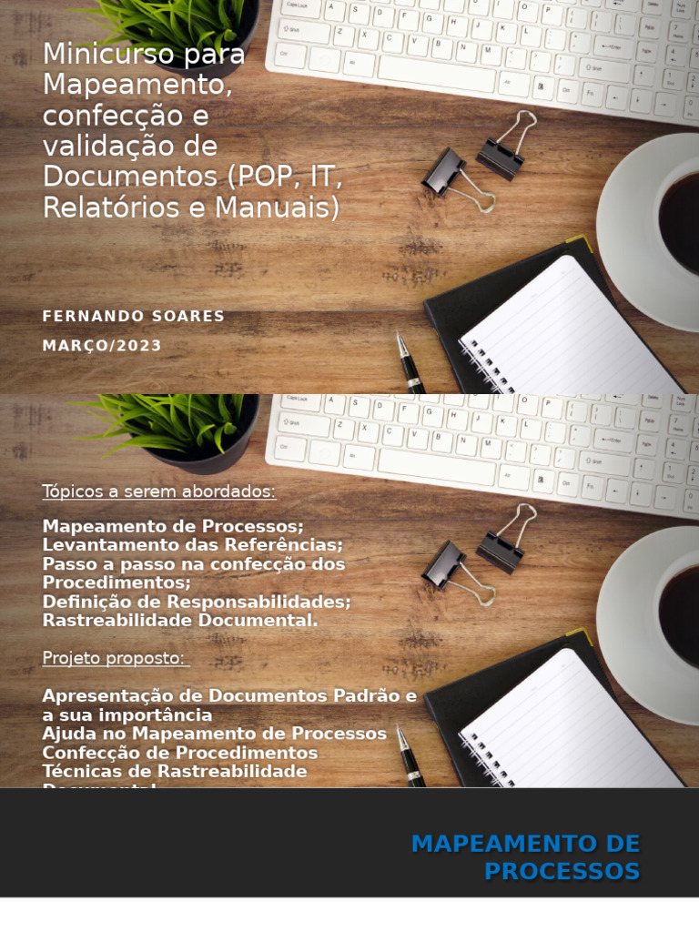 Apresentação - Monitoramento de Processos | PDF | Gestão de processos ...