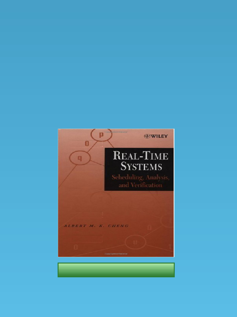 (Ebook) Real-Time Systems: Scheduling, Analysis, and Verification by ...