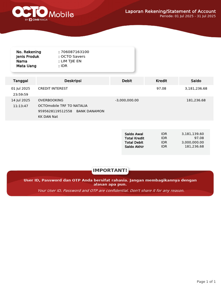 CASA Statement Jul2025 14072025131120 PDF | PDF