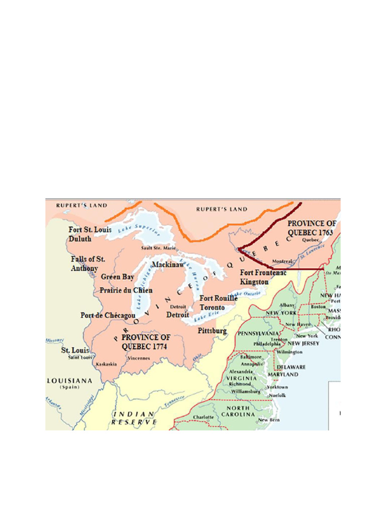 Quebec Act and American Invasions Overview | PDF | Quebec | Canada