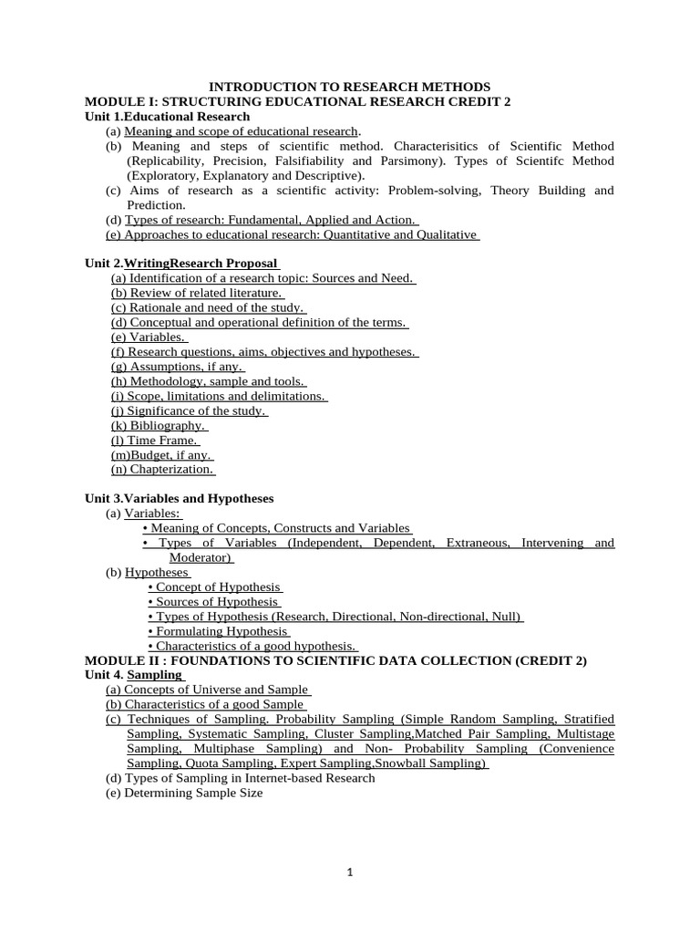 Introduction to Research Methods | PDF | Sampling (Statistics) | Hypothesis