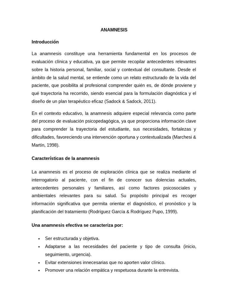 ANAMNESIS | PDF | Clínica | Medicina