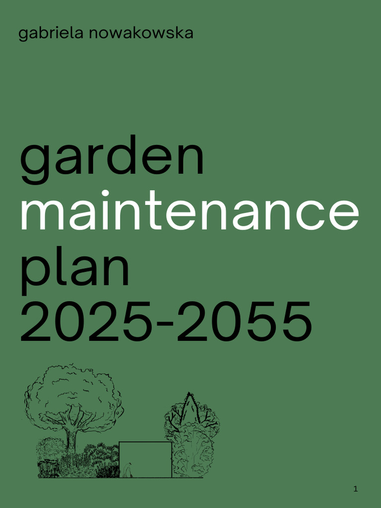 Final Maintenance Booklet | PDF | Pruning | Botany
