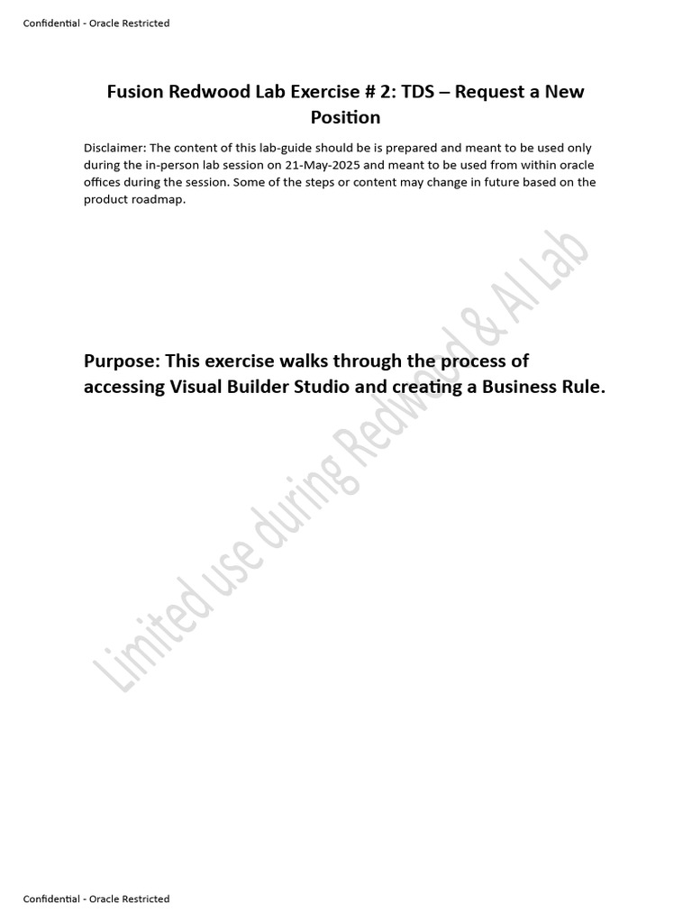 Lab Exercise 2 - Business Rule - Request A New Position | PDF | Computing Platforms | Microsoft ...