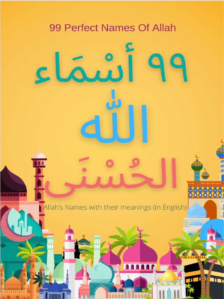 99 Perfect Names of Allah (5 PP) | PDF