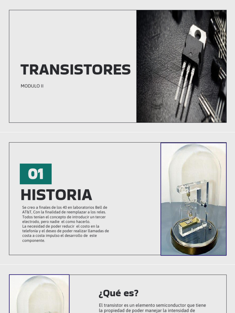 Historia y Funcionamiento de Transistores | PDF | Transistor | Mosfet