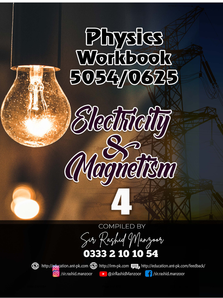 4 Electricity Magnetism | PDF | Electric Current | Electric Charge