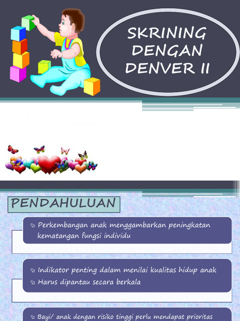 Skrining Perkembangan Anak Denver II | PDF