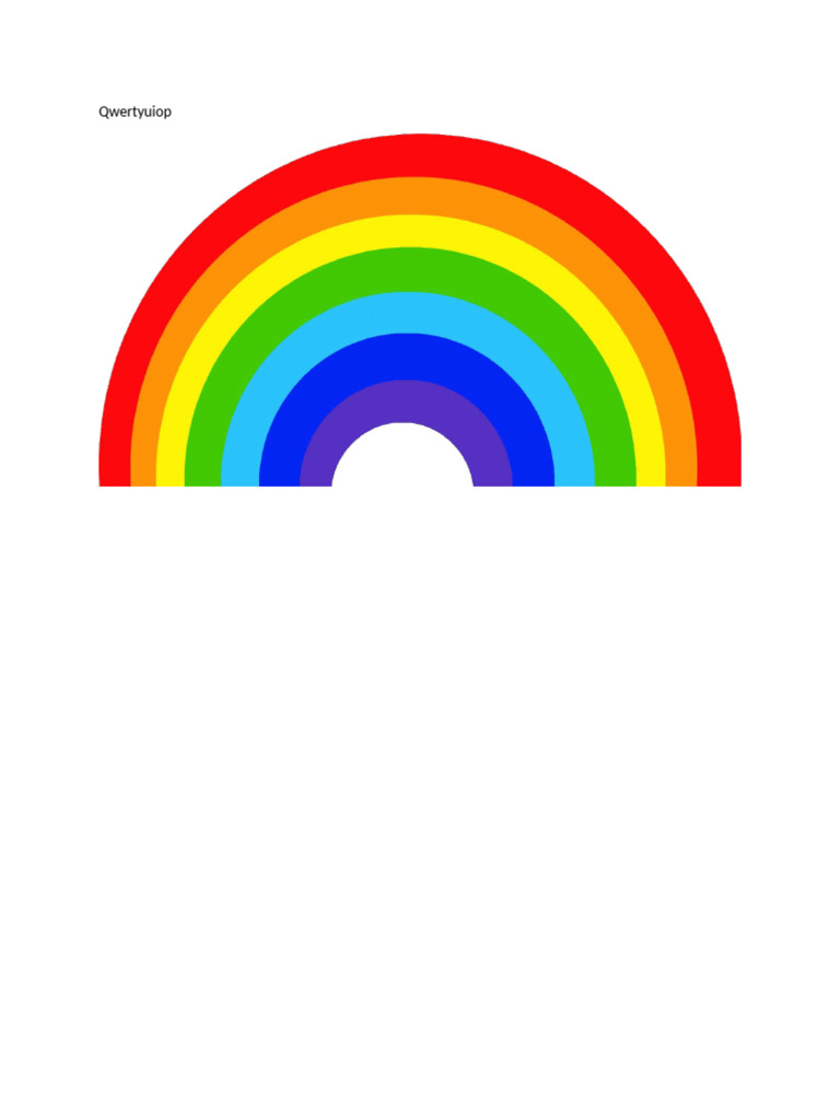 Rainbow and Random Letters | PDF