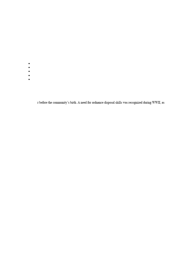 EOD MQS Information Sheet | PDF | Bomb Disposal | Underwater Diving