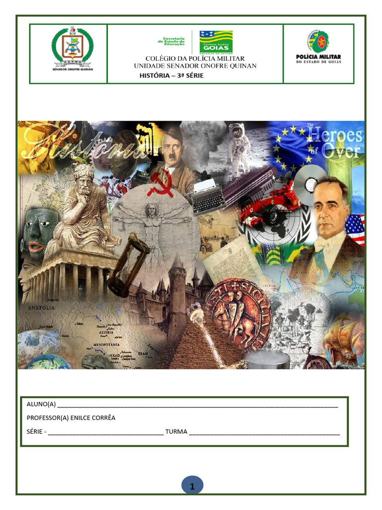 APOSTILA DE HISTÓRIA 2025 CEPMG ONOFRE QUINAM 3 ANO | PDF | Vladimir Lenin | Benito Mussolini