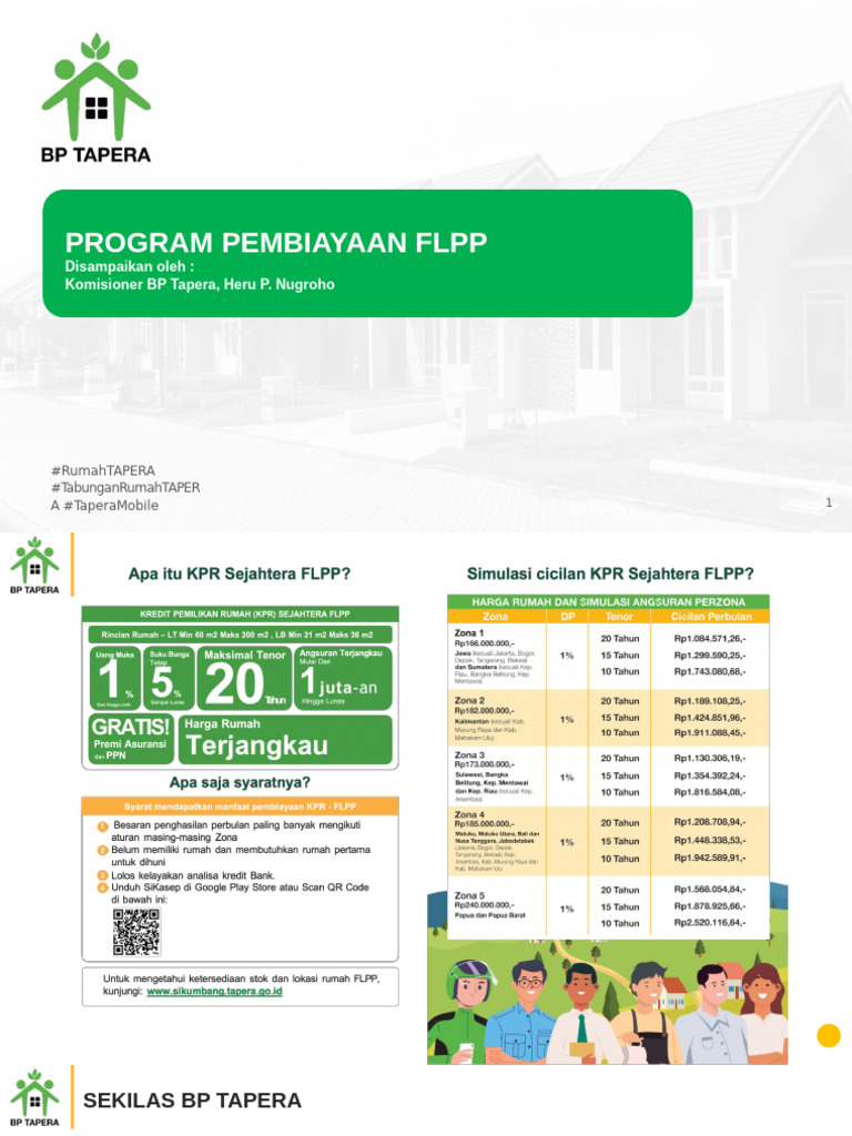 Pembiayaan KPR FLPP untuk MBR | PDF