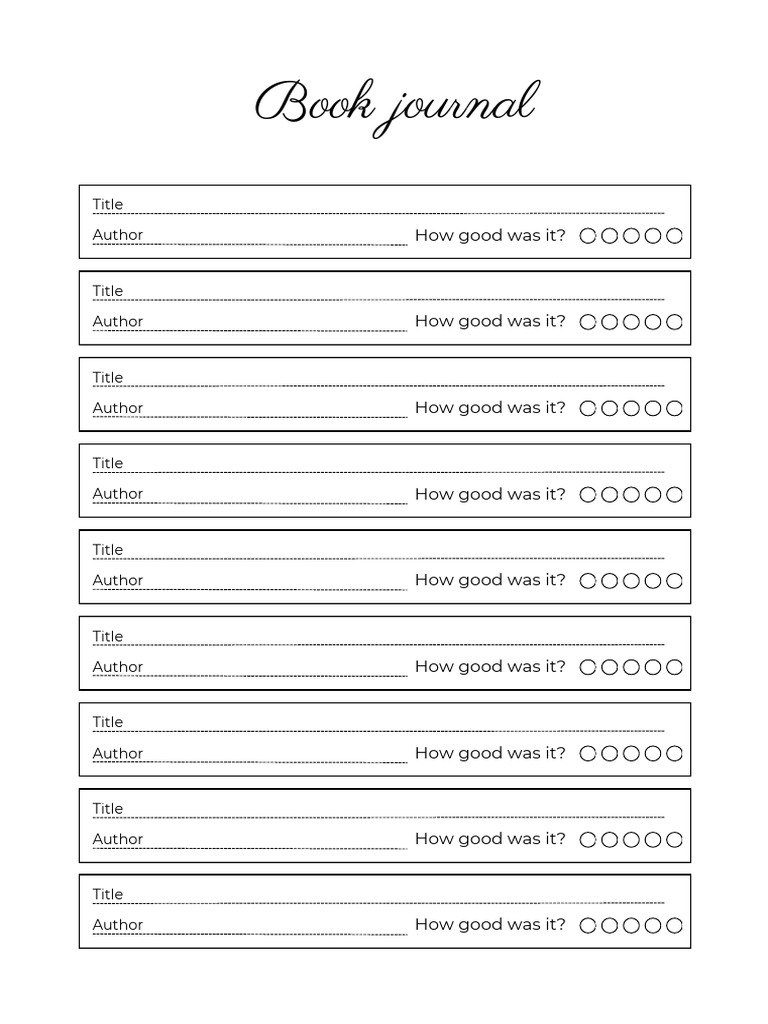 White Simple Book Journal For Planner - 20250816 - 112245 - 0000 | PDF