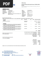 Hospital Bill Format and Sample | PDF | Surgery | Intravenous Therapy