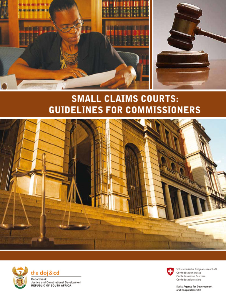 Small Claim Court Role of Commissioner | PDF | Lawsuit | Judgment (Law)