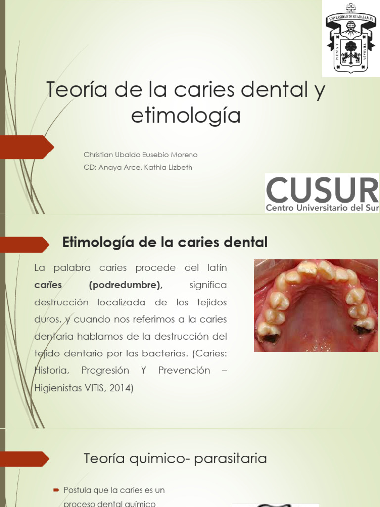 Triada de Keyes y etimología de caries | PDF | Diente | Biología