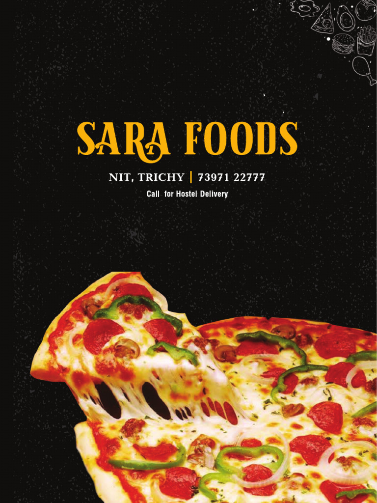 Sarafoods Menu Card | PDF