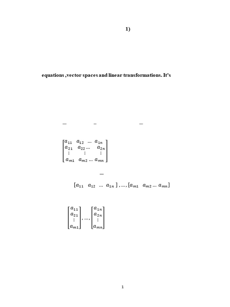 Introduction to Matrices in Algebra | PDF | Matrix (Mathematics ...