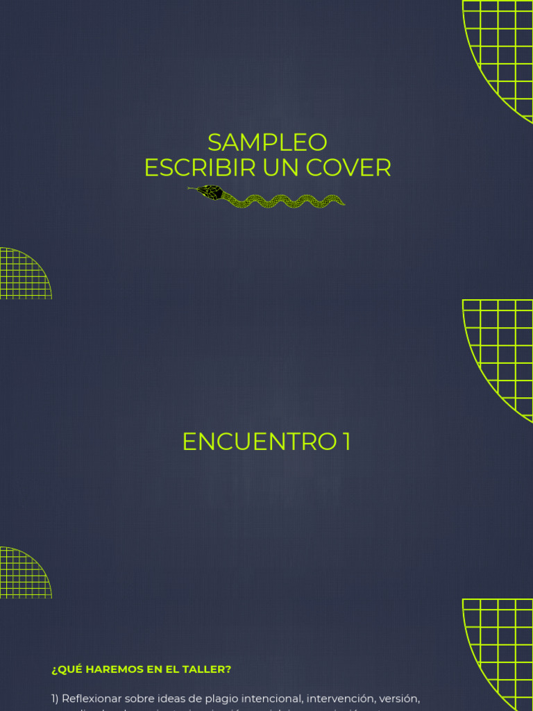 Sampleo - Encuentro 1 | PDF
