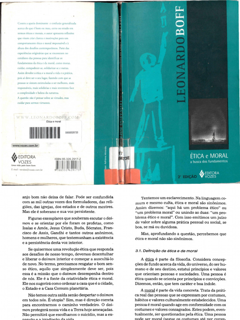 BOFF Leonardo. Ética e Moral - Editado | PDF