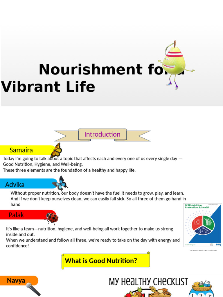 Nutrition, Hygiene, and Well-being Guide | PDF | Nutrition | Diet ...