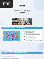 SHEIN Supply Chain Management Insights | PDF | Logistics | Supply Chain