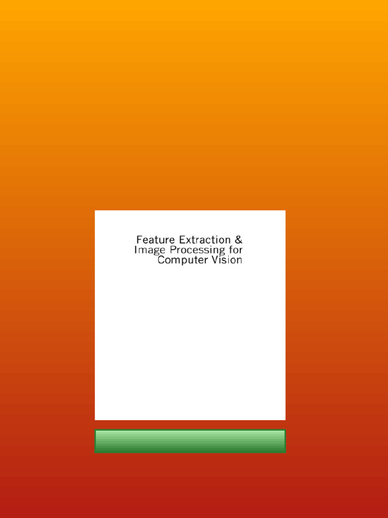 Feature Extraction Image Processing for Computer Vision 3ed. Edition Mark Nixon digital download ...