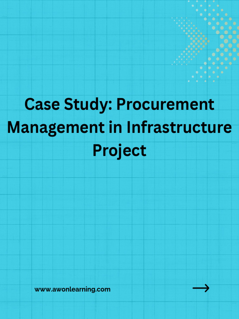 Procurement Management in Infrastructure Project | PDF