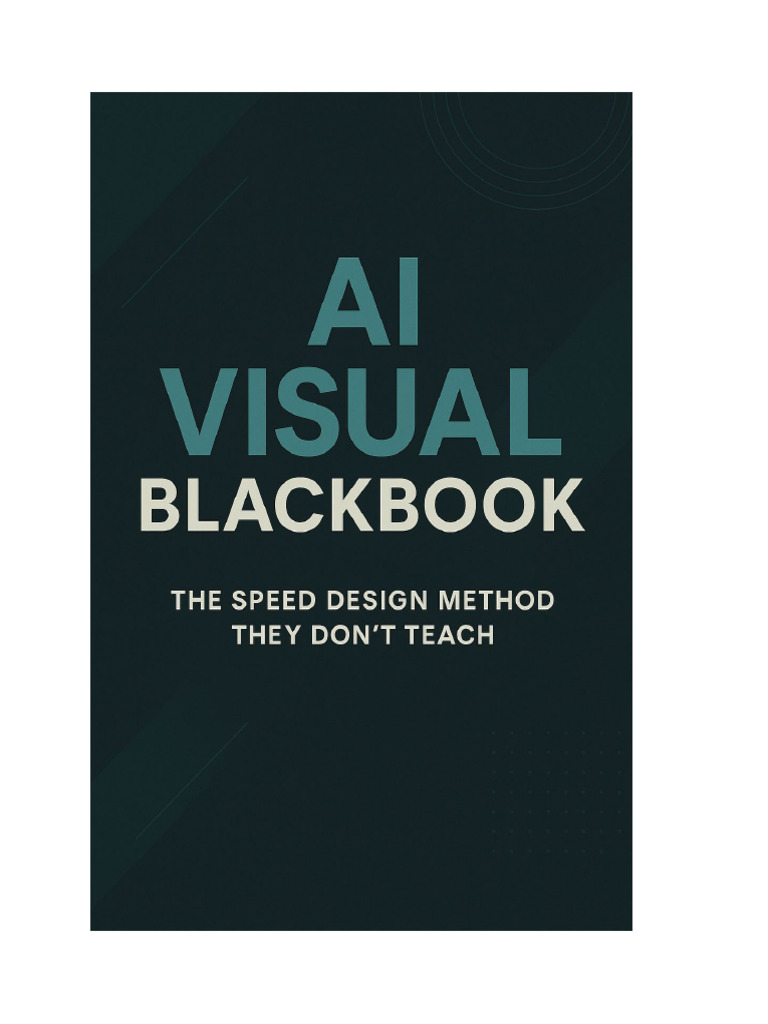 AI Visual Blackbook The Speed Design Method They Don't Teach | PDF ...