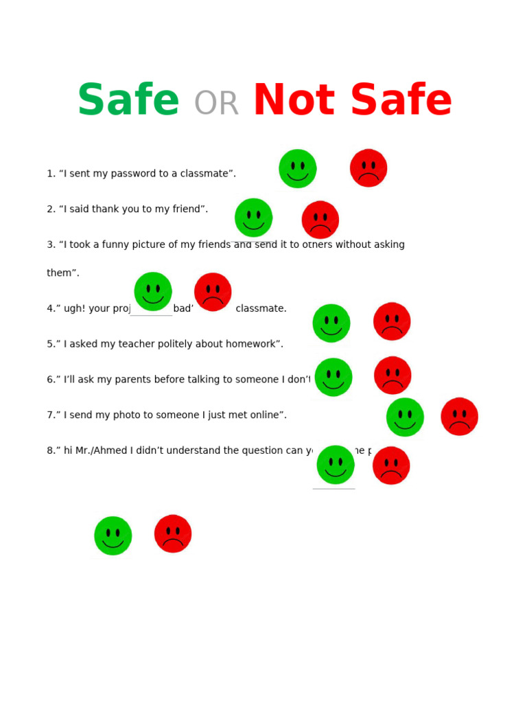 Safe or Notsafe | PDF
