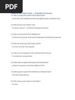 List of Popes from Peter to Francis | PDF | Catholic Church | Vatican City