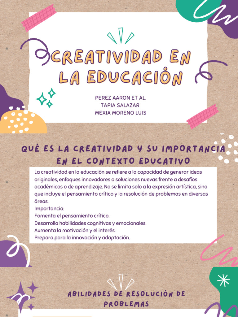 Creatividad en La Educacion | PDF | Creatividad | Aprendizaje