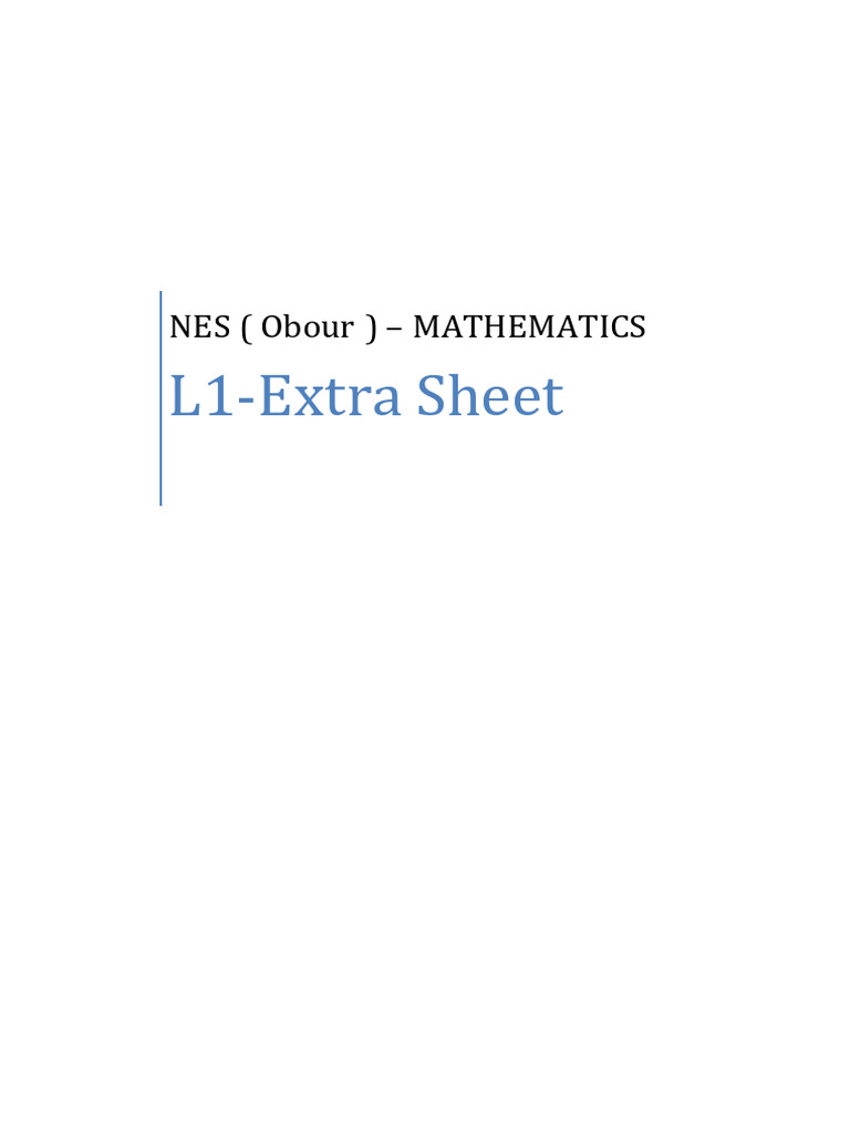L1-Extra Sheet 6 (Circle Theorems) With Solution - 221009 - 190632 ...