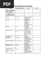 Maths Genie GCSE Checklist | PDF | Trigonometric Functions | Area