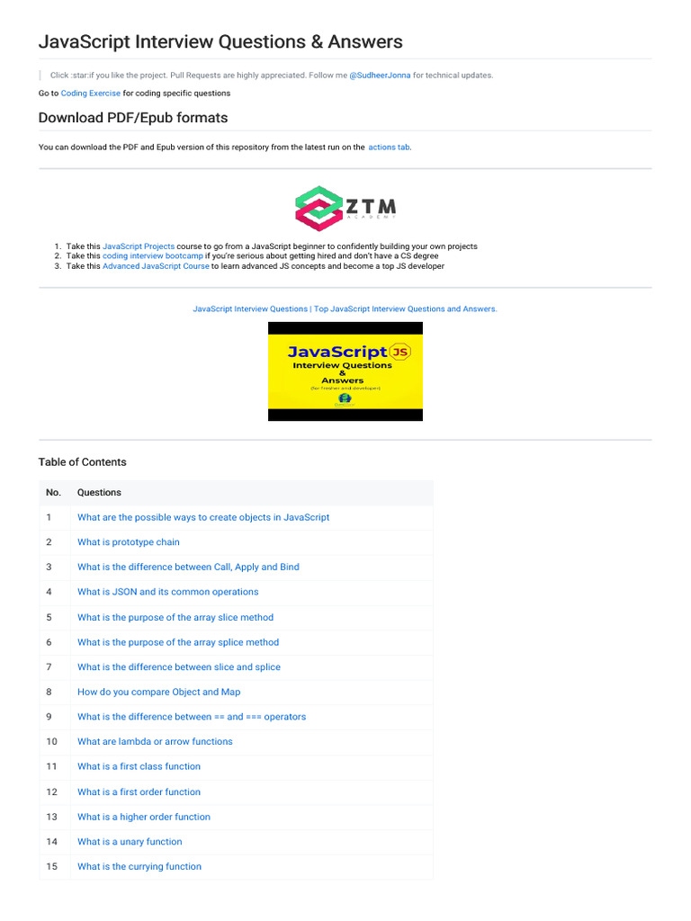 Most Asked React Interview Questions 1753462069 | PDF | Scope (Computer ...