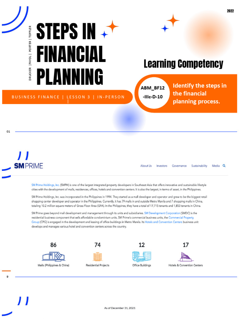Steps in Financial Planning Process | PDF | Expense | Budget