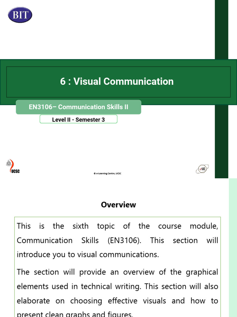 Lesson 06 - Visual Communication | PDF | Chart | Pie Chart