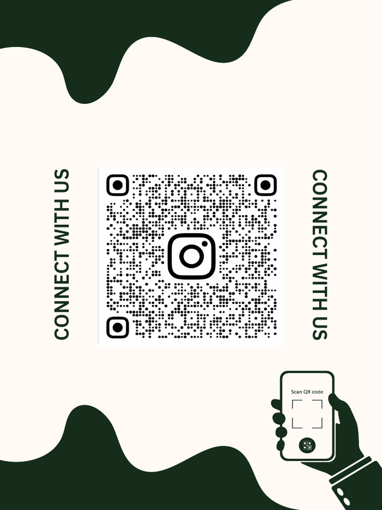 Green Square Minimalist QR Code PDF | PDF