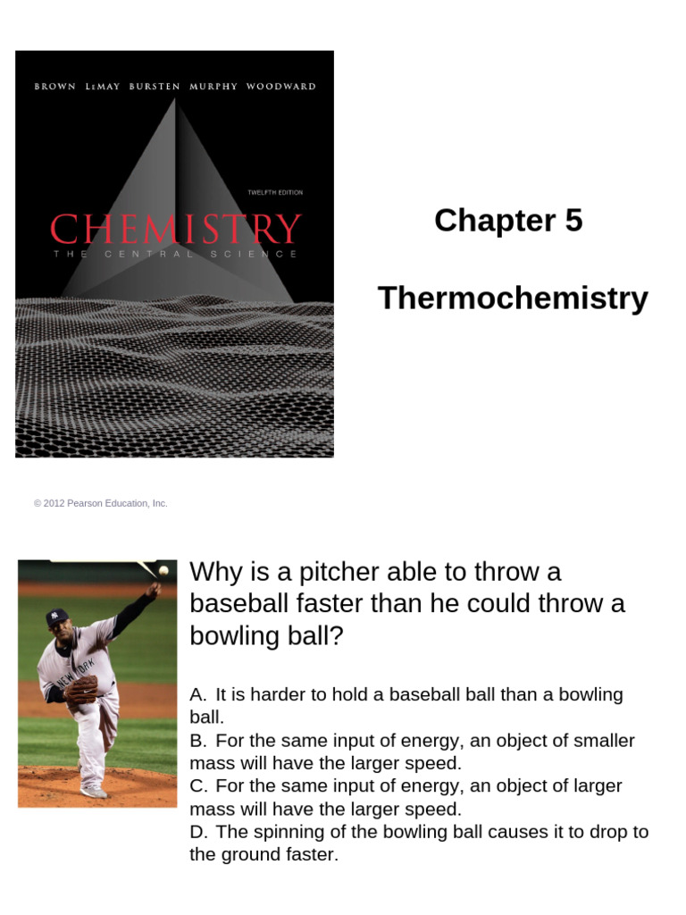 Thermochemistry Chapter 5 | PDF | Potential Energy | Kinetic Energy