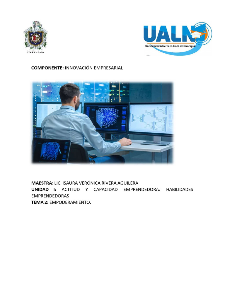 Tema 2 Empoderamiento | PDF | Aprendizaje | Empoderamiento